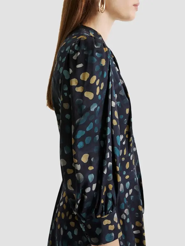 Marella Shirt Dress With Ribbon Ties