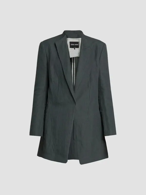 Giorgio Armani Compact Linen Blazer