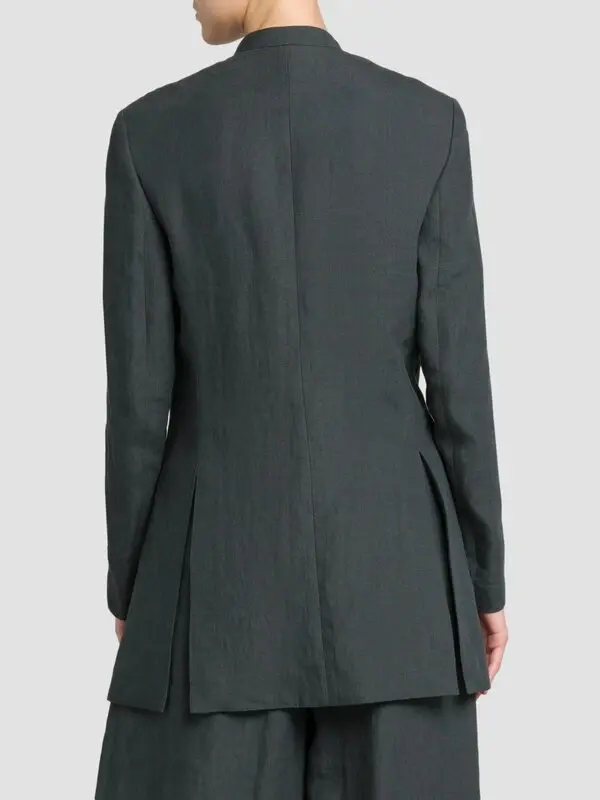Giorgio Armani Compact Linen Blazer