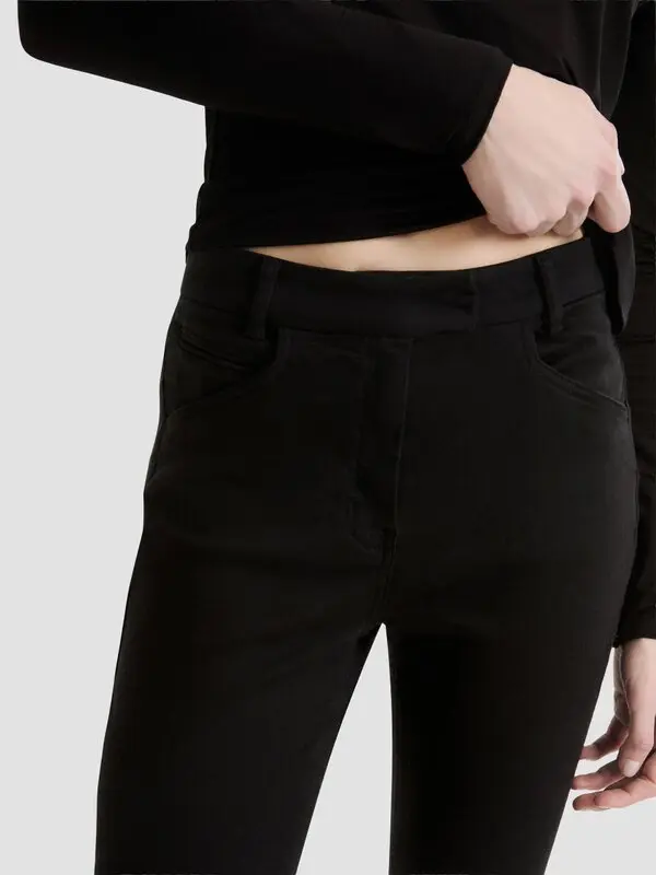 Marella Skinny Stretch Cotton Trousers