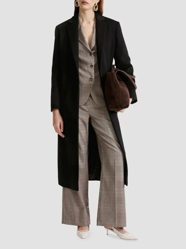 Marella Prince Of Wales Blazer - Chocolate