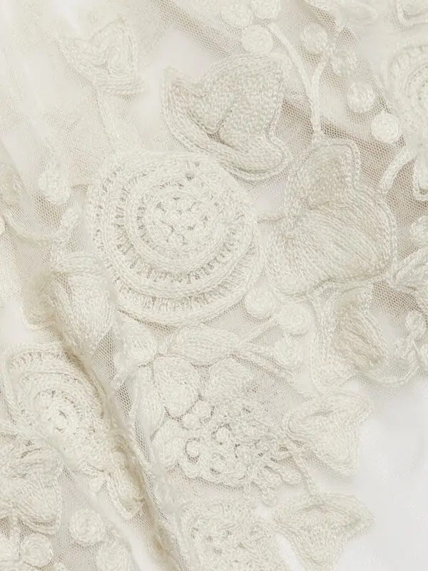 Sea Arielle Lace Linen Midi-dress