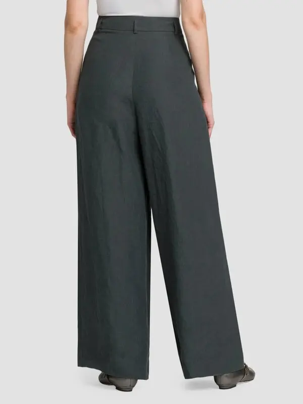 Giorgio Armani Compact Linen Trousers