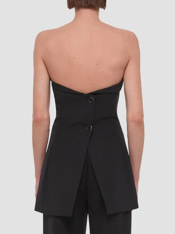 Helmut Lang Sleeveless Blazer Top