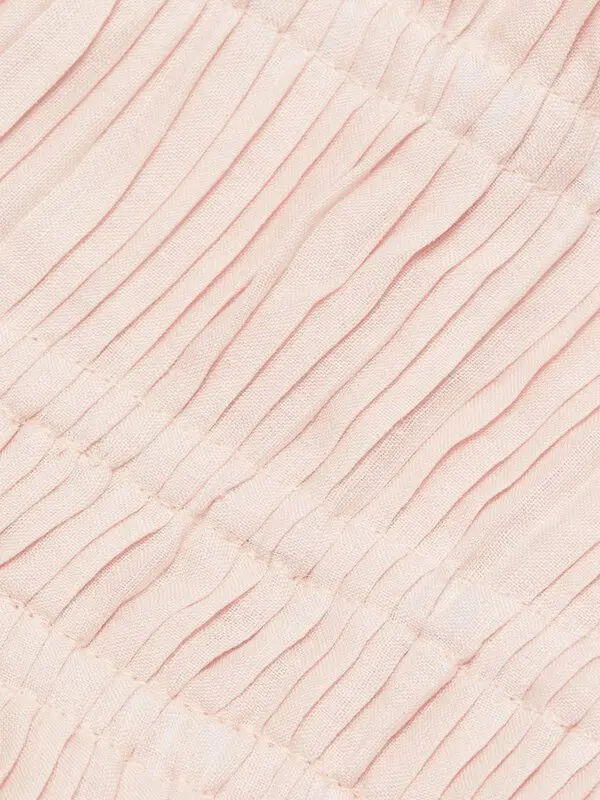 Sea Thalia Pleated Sleeveless Minidress - Blush