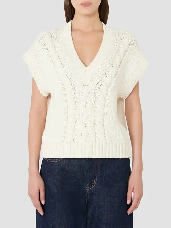 Max Mara Cotton Yarn Gilet