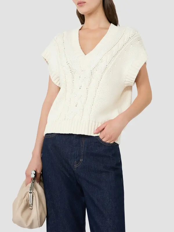 Max Mara Cotton Yarn Gilet