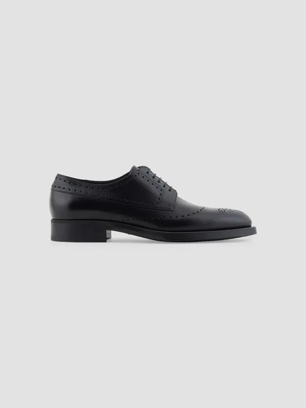 Giorgio Armani Leather Brogue Derby Shoes