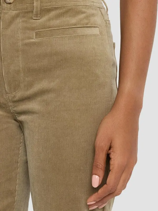 Paige Leenah Wide-leg Corduroy Pants