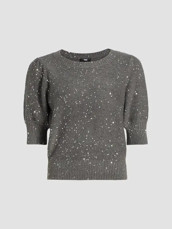 Paige Gladiolus Sequin-embellished Sweater