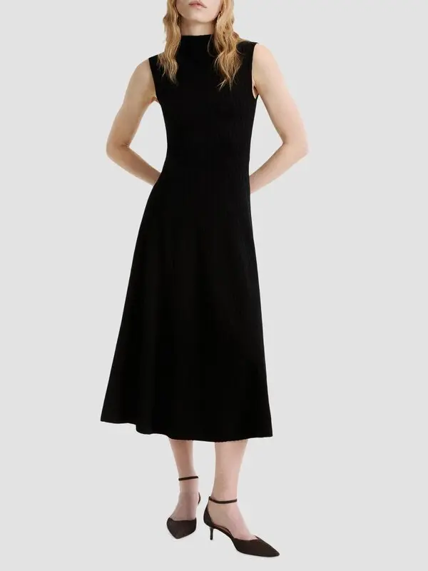 Marella Sleeveless Ribbed Knit Dress