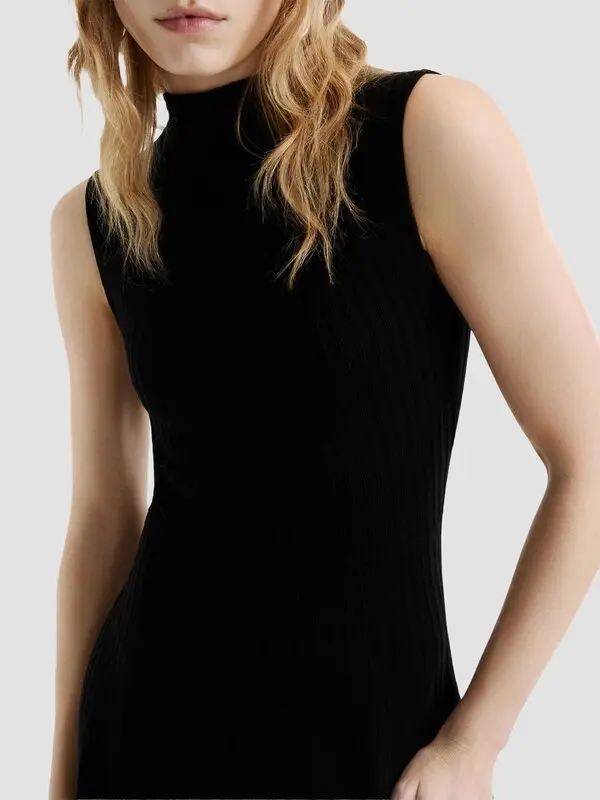 Marella Sleeveless Ribbed Knit Dress