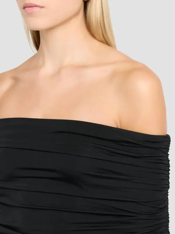 Lapointe Jersey Off-the-shoulder Column Gown