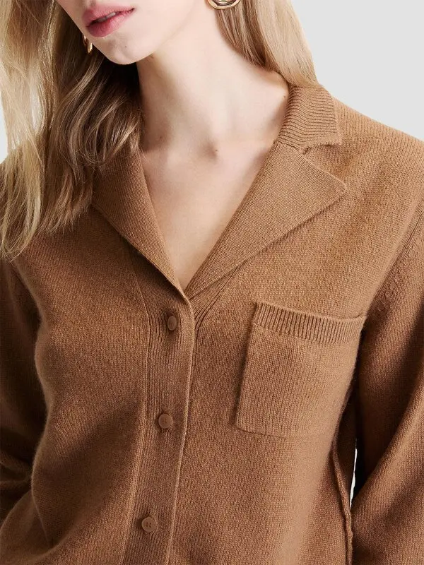 Marella Boxy Cashmere And Wool Shirt Jacket
