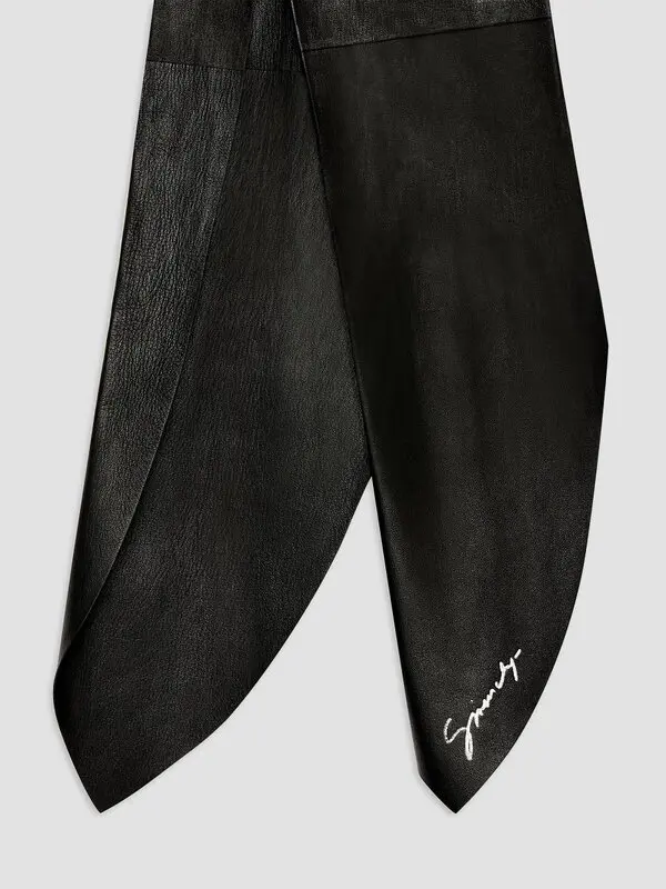 Givenchy Scarf In Leather - Black