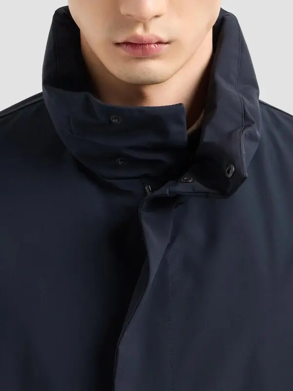Giorgio Armani Caban Nylon-blend Coat