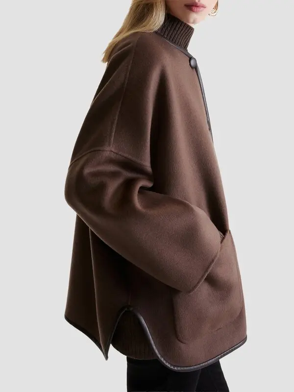Marella Double Sided Wool Cape