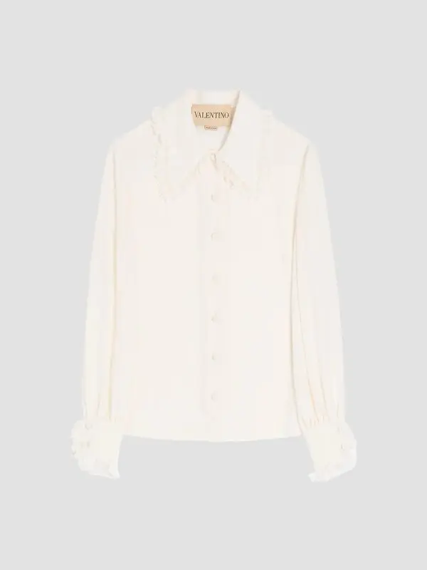 Valentino Garavani Crepe De Chine Shirt - Ivory
