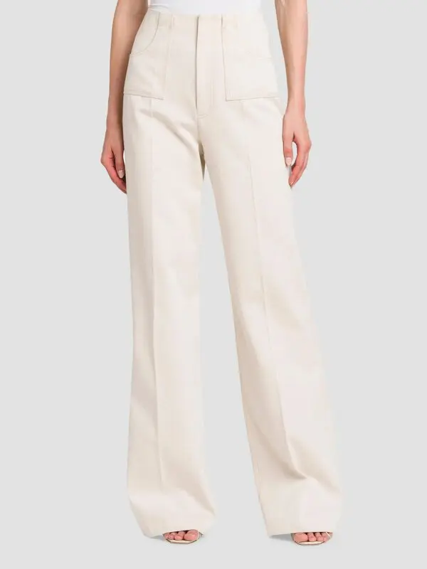 Philosophy Di Lorenzo Serafini Diagonal Canvas Trousers