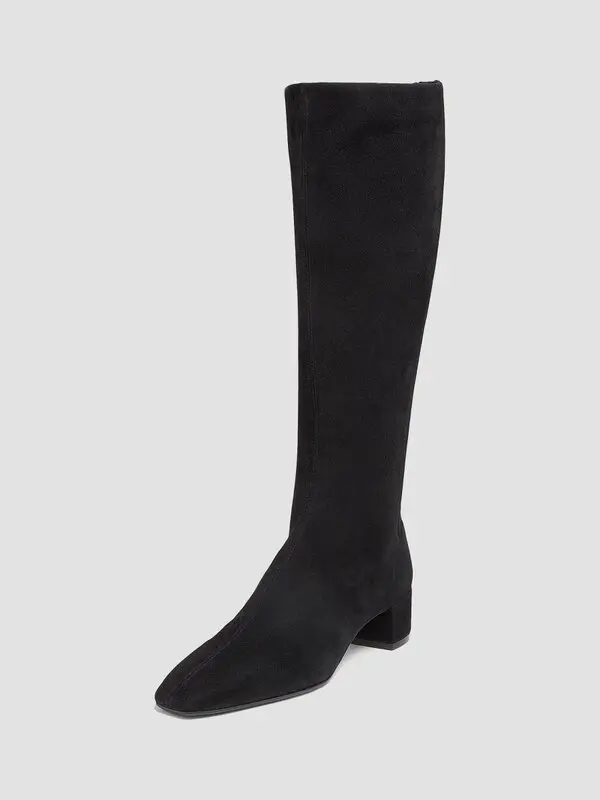 AQUAZZURA Saint Honoré 35mm Suede Knee-high Boots
