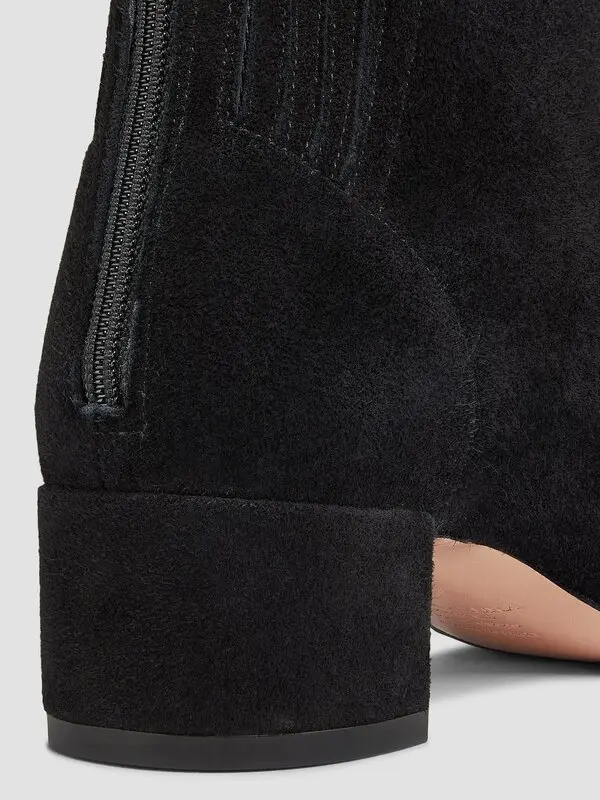AQUAZZURA Saint Honoré 35mm Suede Knee-high Boots