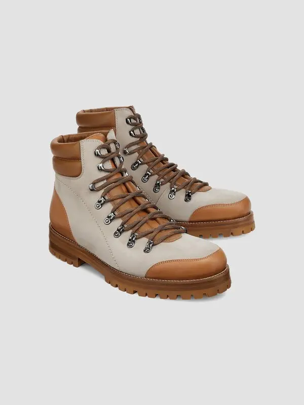 Manolo Blahnik Janka Leather Hiking Boots