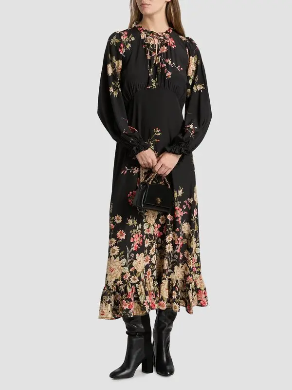 Sea Jolie Floral Print Midi-dress