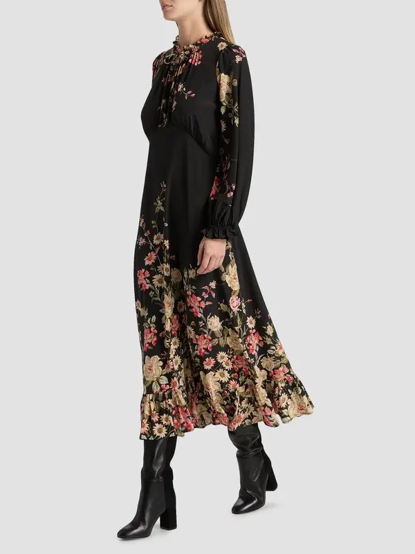 Sea Jolie Floral Print Midi-dress