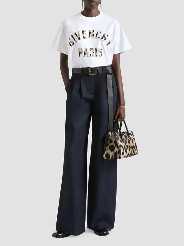 Givenchy T-shirt In Cotton With Embroidery
