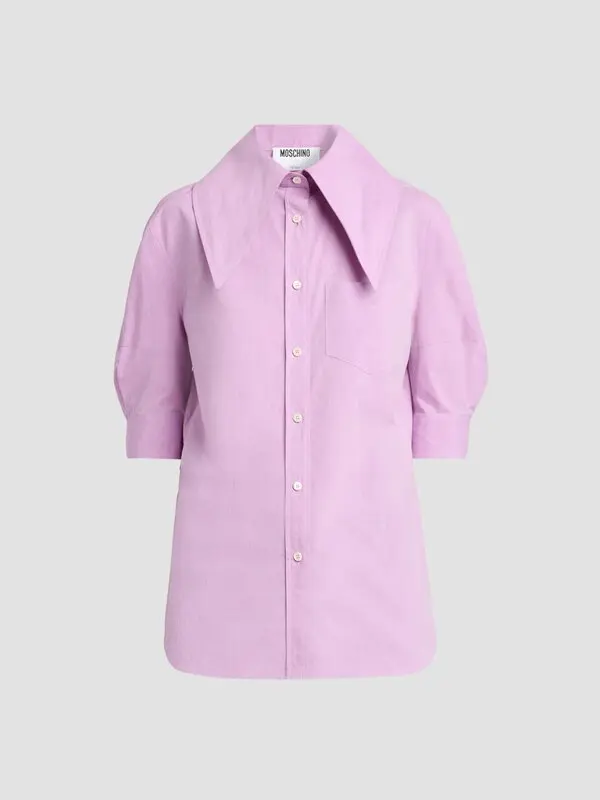 Moschino Cotton Poplin Blouse - Violet