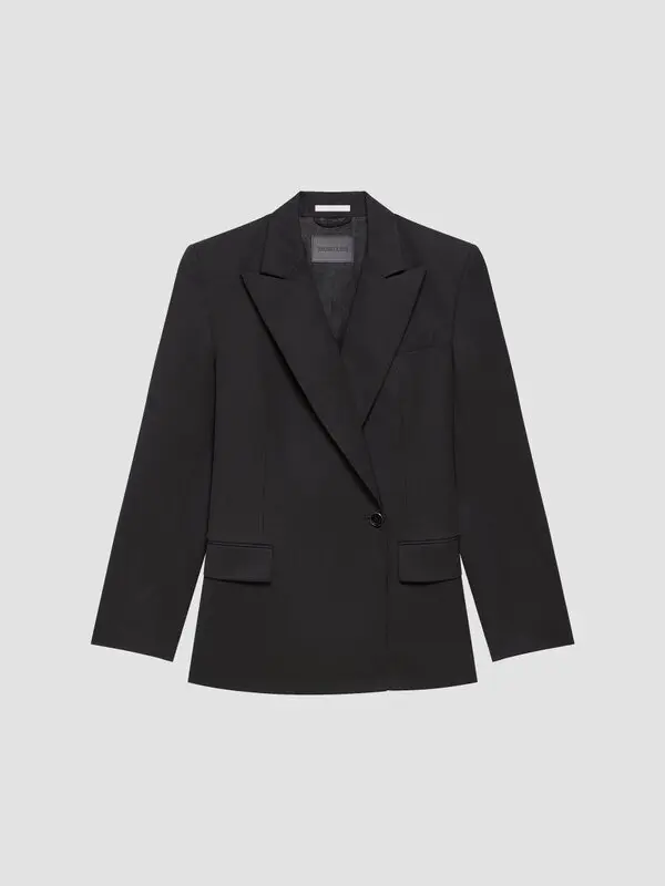 Helmut Lang Wool Gabardine Relaxed-fit Blazer