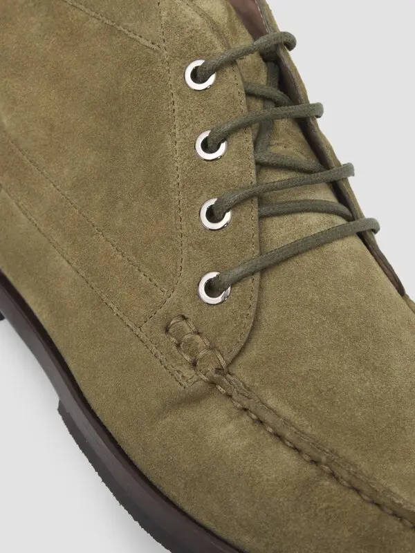 Manolo Blahnik Rhinebeck Suede Ankle Boots
