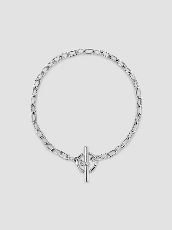 David Yurman Dy Madison Toggle Chain Bracelet In Sterling 3mm