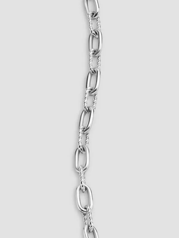 David Yurman Dy Madison Toggle Chain Bracelet In Sterling 3mm