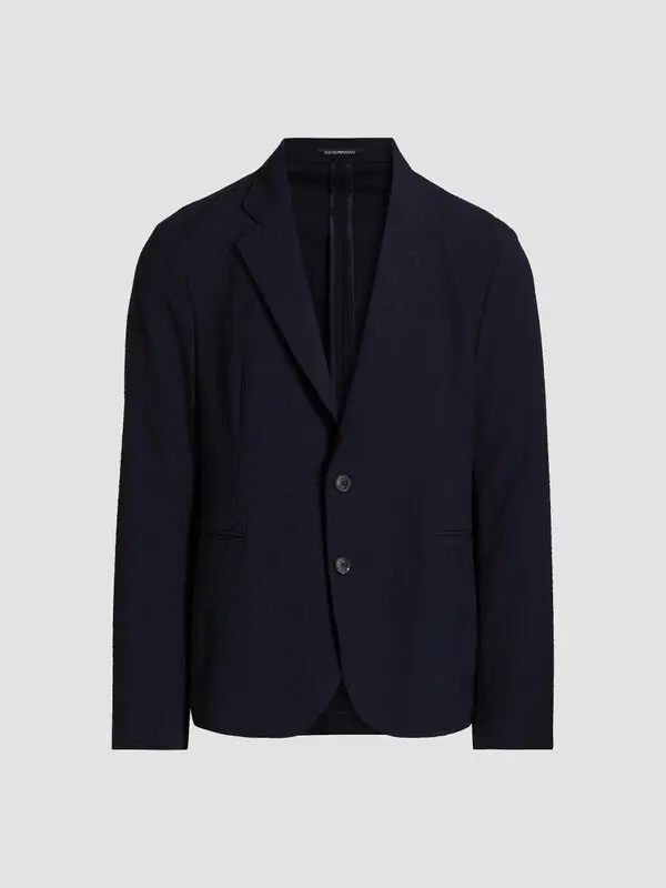 Emporio Armani Soft Seersucker Blazer