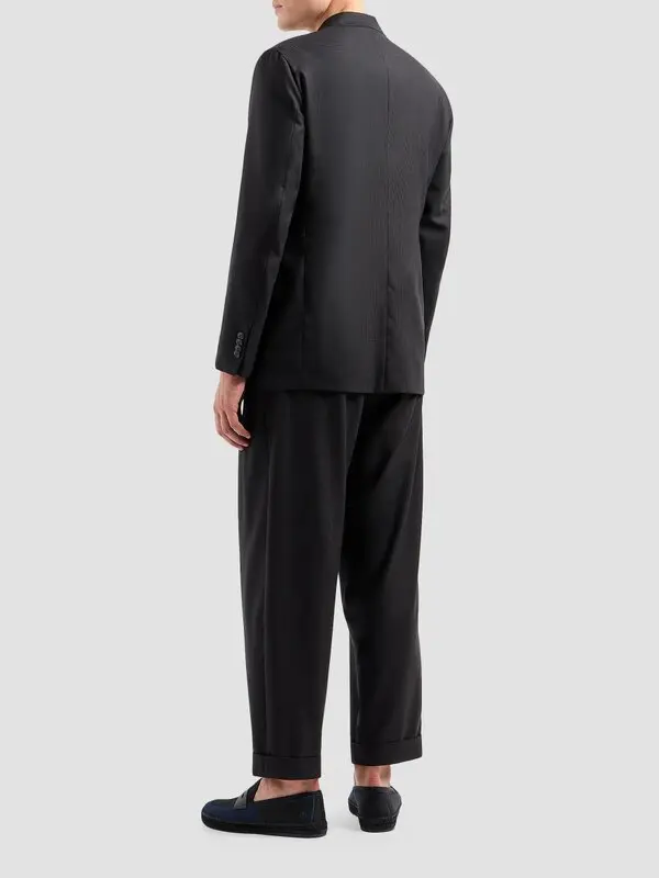 Giorgio Armani Fashion Tonal Stripe Suit