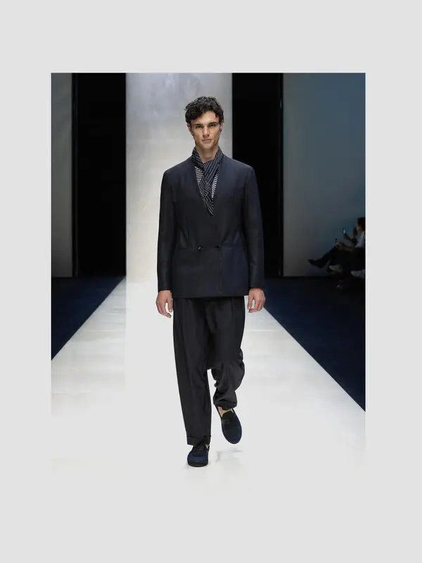Giorgio Armani Fashion Tonal Stripe Suit