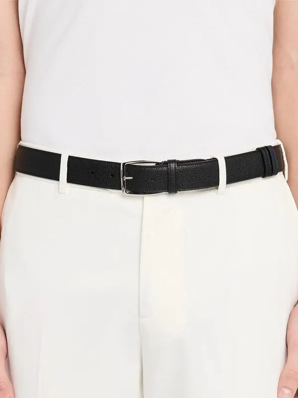Dunhill Grained Leather Belt