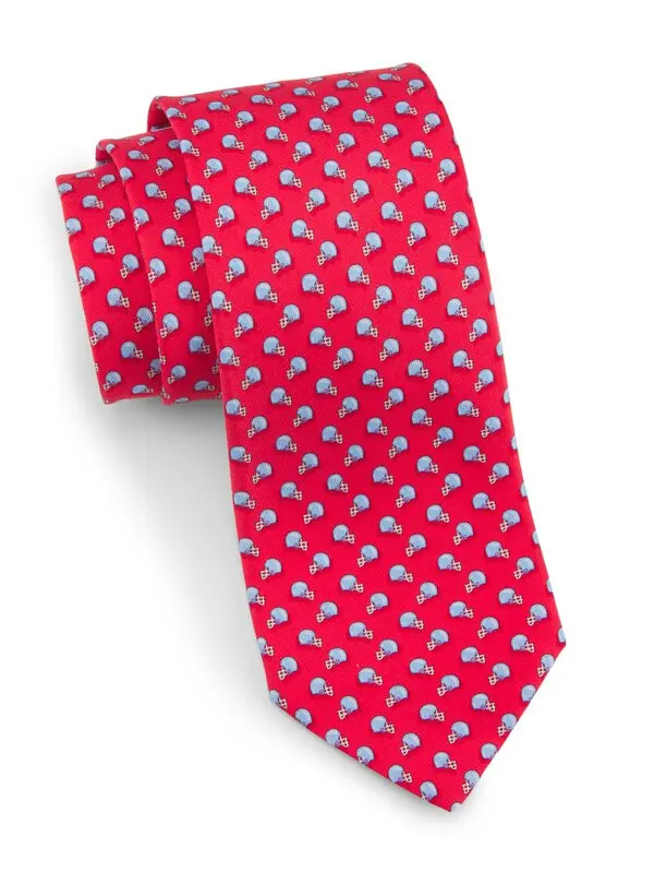 FERRAGAMO Zona Silk Tie - Rosso