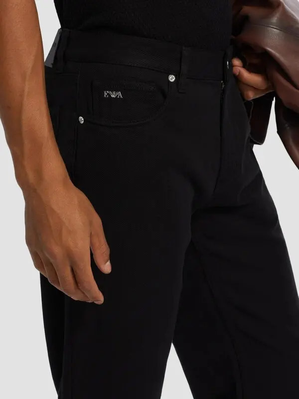 Emporio Armani Five-pocket Straight-leg Pants