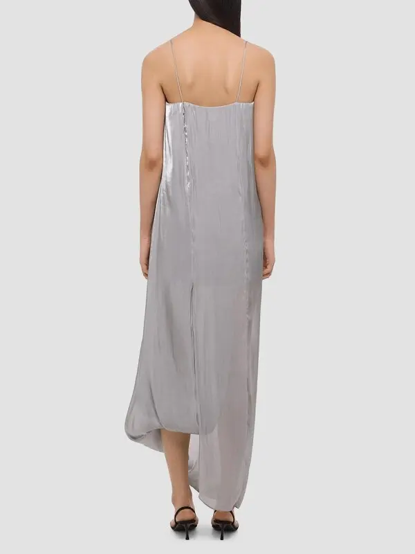 Helmut Lang Fluid Asymmetric Maxi Slipdress