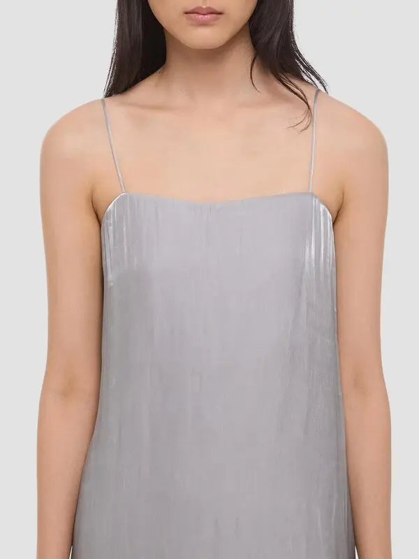 Helmut Lang Fluid Asymmetric Maxi Slipdress