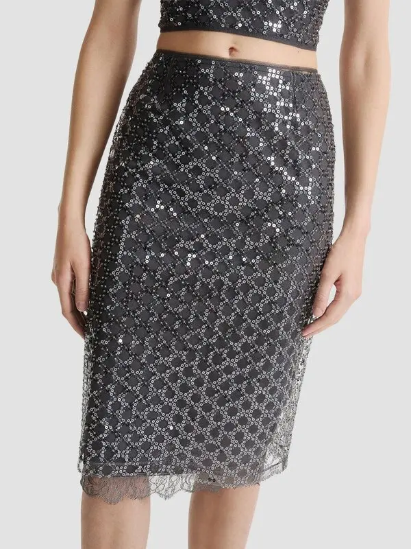 Marella Sequinned And Beaded Skirt