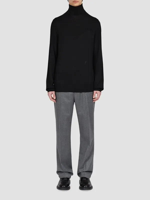 FERRAGAMO Mock Turtleneck Wool Sweater
