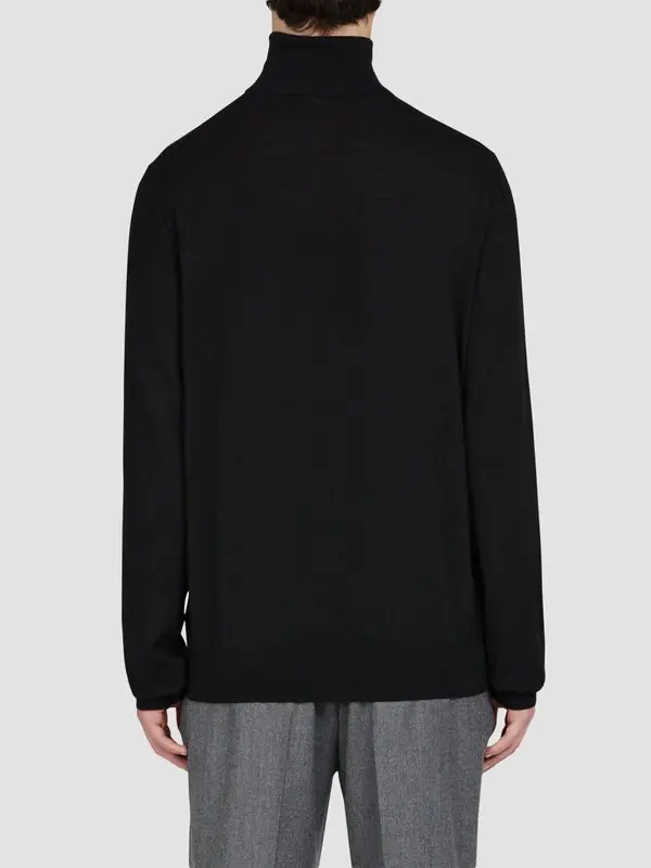 FERRAGAMO Mock Turtleneck Wool Sweater