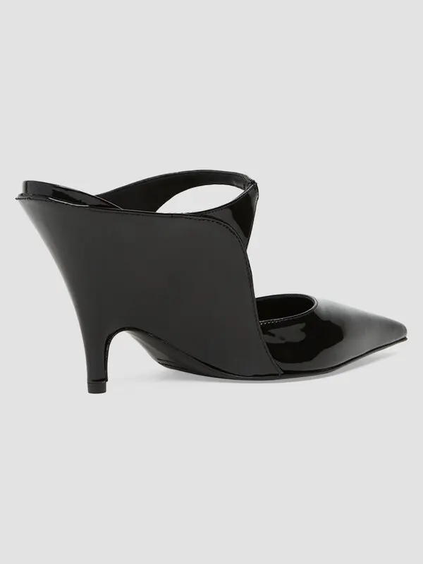 FERRAGAMO Jasir 95mm Patent Leather Stiletto Mules