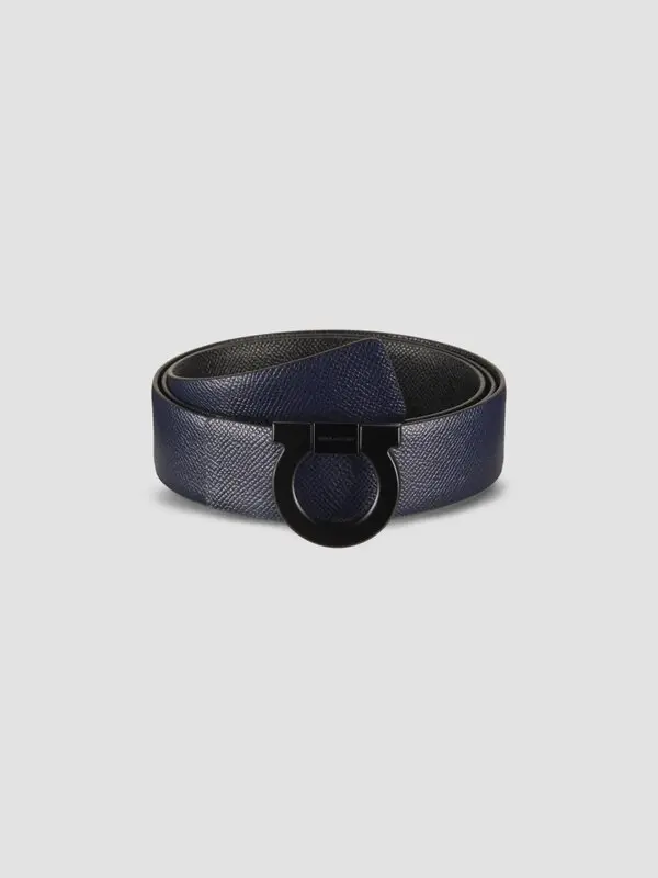 FERRAGAMO Fixed Reversible Gancini Belt