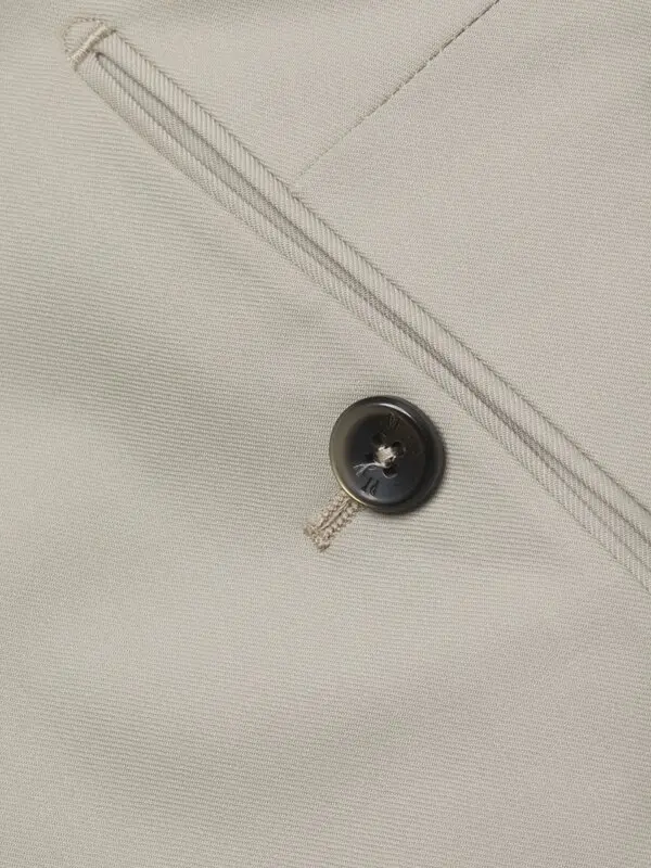 PT TORINO High-performance Wool Button-tab Slim Trousers - Beige