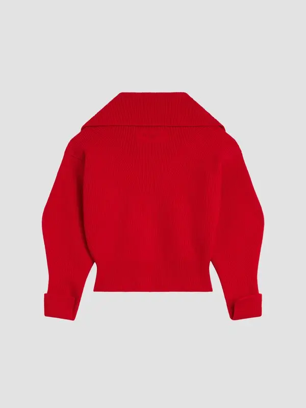 Givenchy Zipped Cardigan In Wool And Cashmere