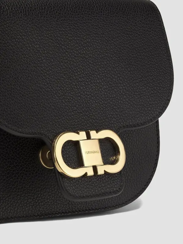 FERRAGAMO Small Double Gancio Saddle Bag